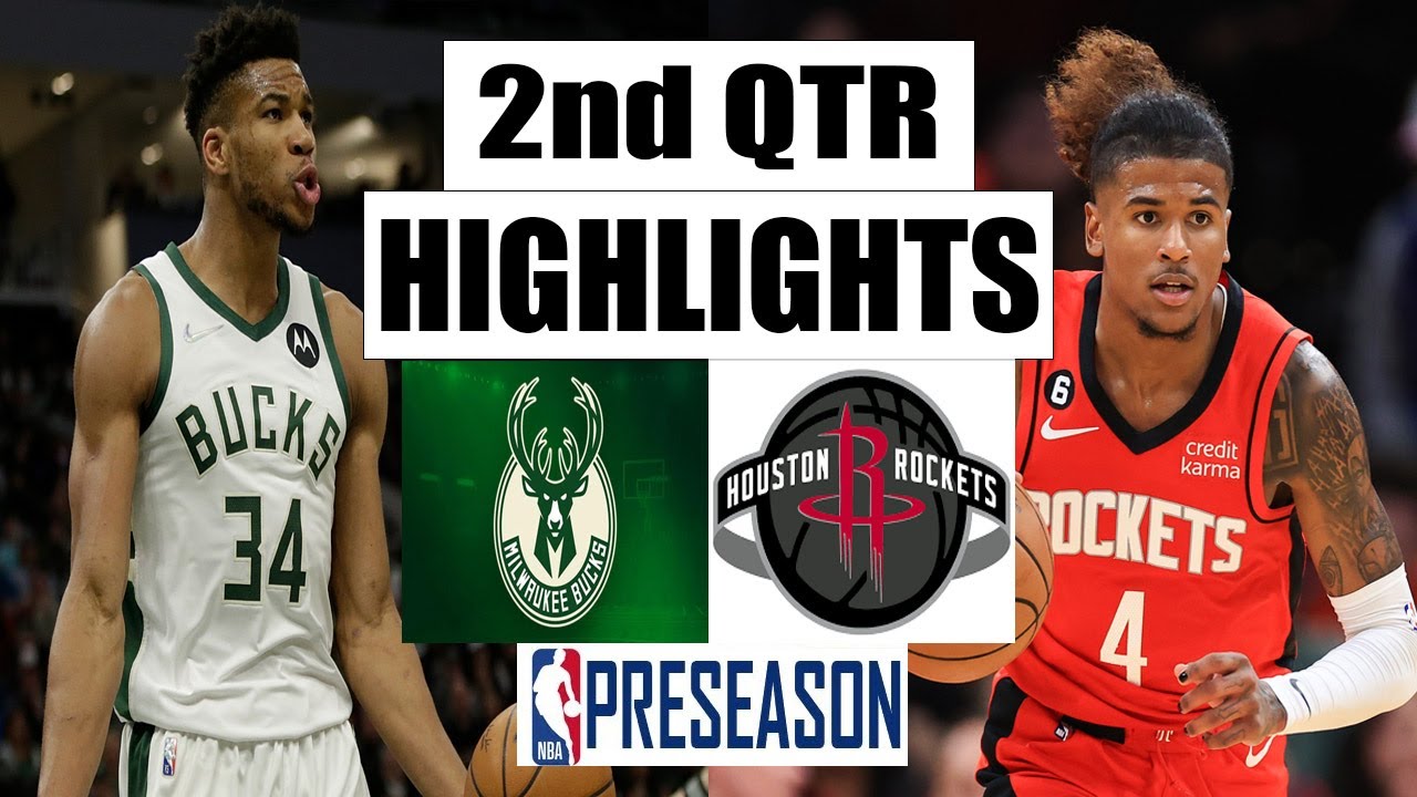 Milwaukee Bucks vs Houston Rockets FULL 2nd QTR HIGHLIGHTS DEC 11 ...