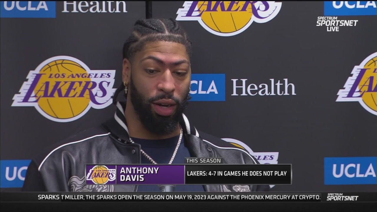 Anthony Davis Postgame Interview | Los Angeles Lakers beat Atlanta ...