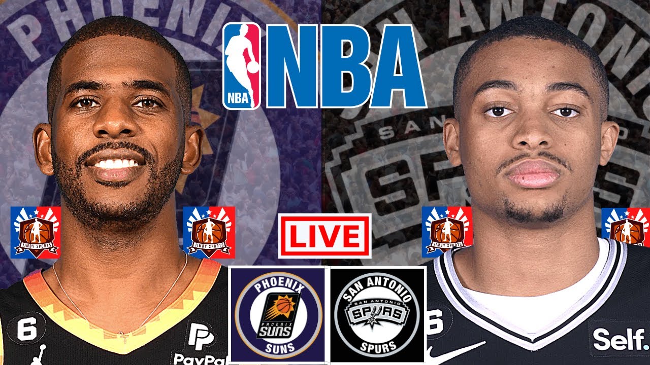 Phoenix Suns vs San Antonio Spurs | NBA Live Scoreboard 2023 | Jimby ...