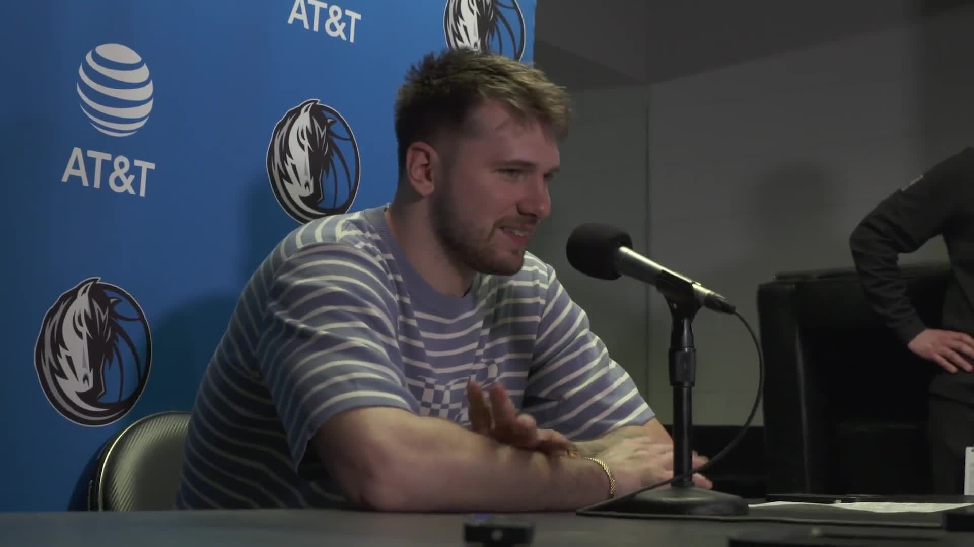 Luka Doncic on his all-time ranking for LeBron James in NBA history: "I'm not doing the rankings ...